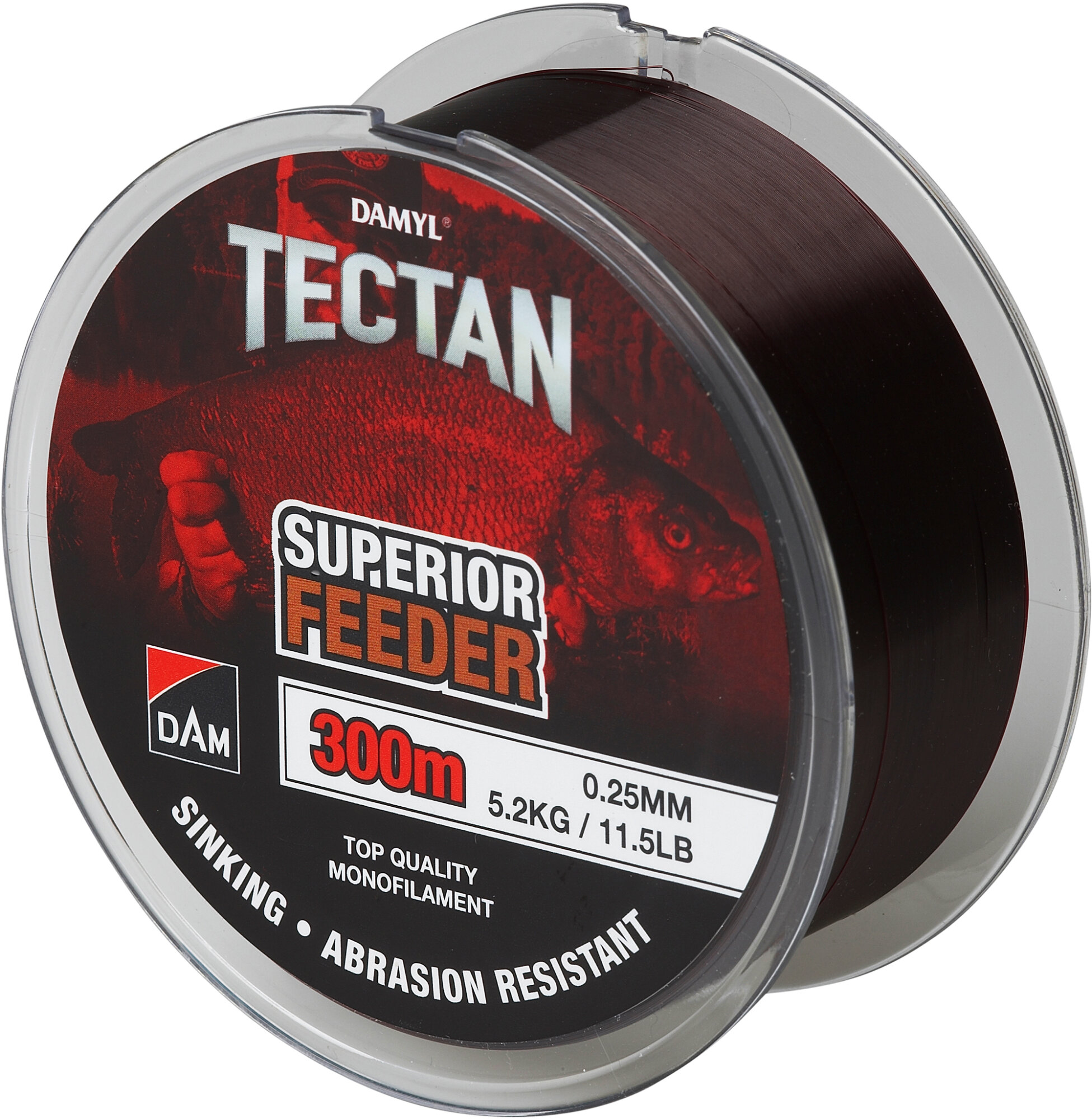 DAM Damyl Tectan Feeder - 300 m 0,18 mm - Fischzeux.at Angelshop, 4,00