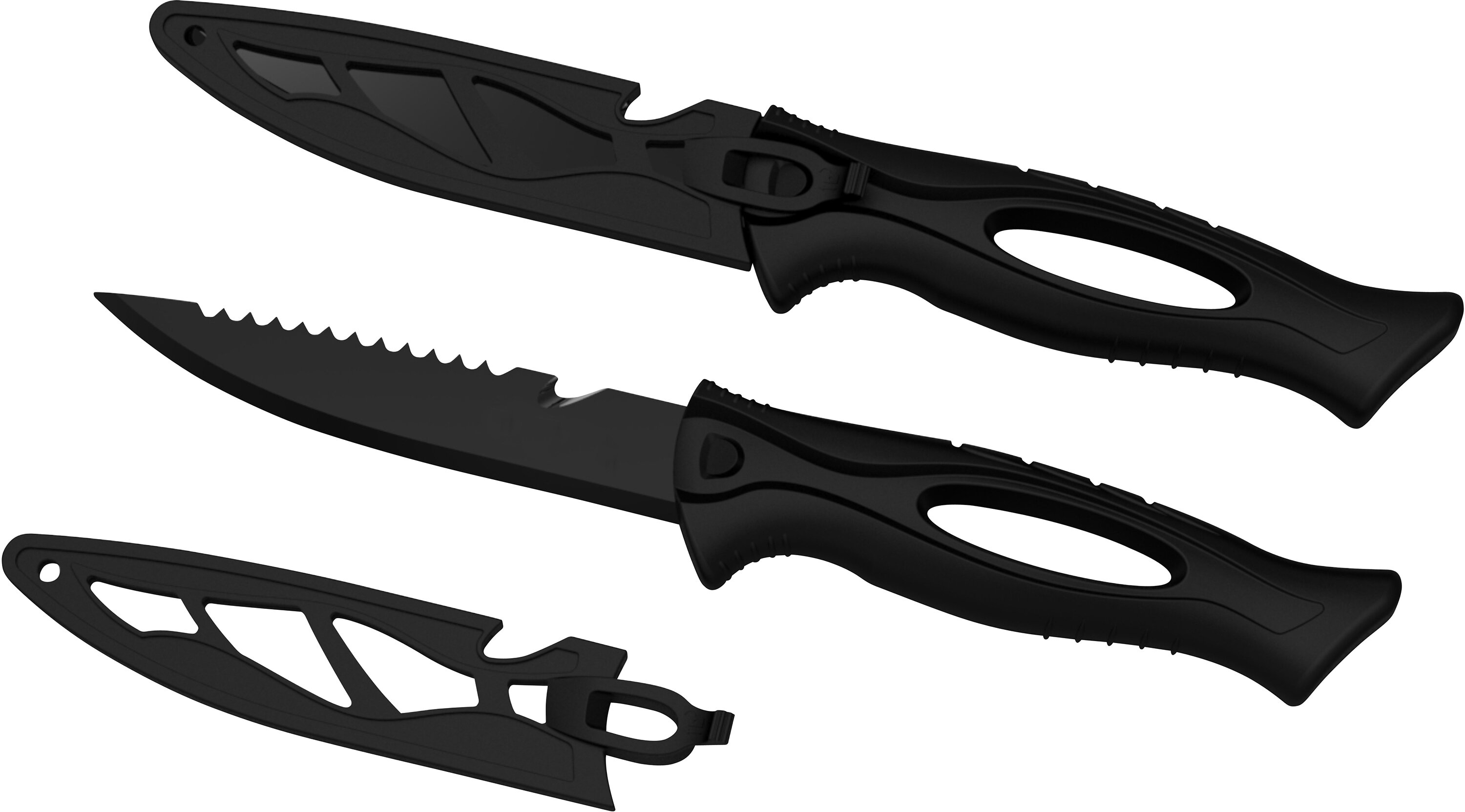 DAM Black Fishing Knife (Anglermesser) - Fischzeux.at Angelshop, 5,99