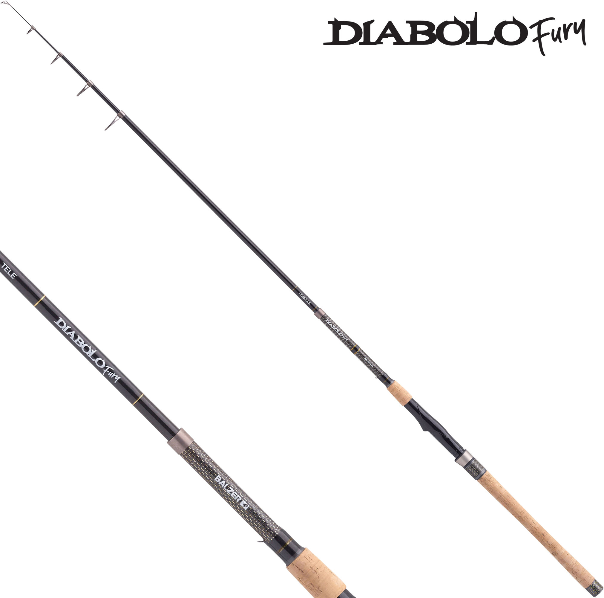Balzer Diabolo Fury - Tele Forelle - Fischzeux.at Angelshop, 43,92