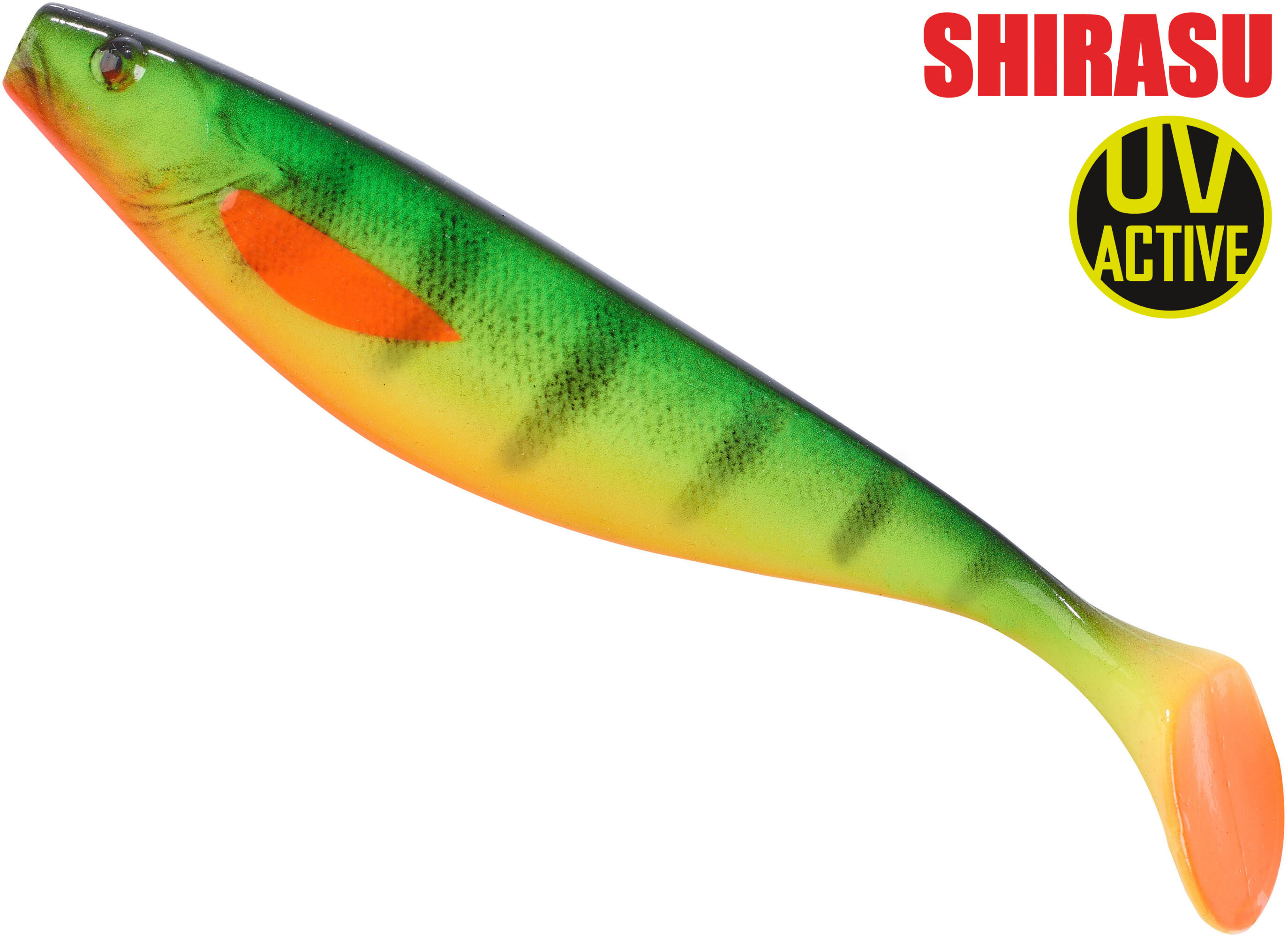 Balzer Shirasu Photo Print 3D Shad 2.0 - Fire Perch - Fischzeux.at Angelshop, 2,99