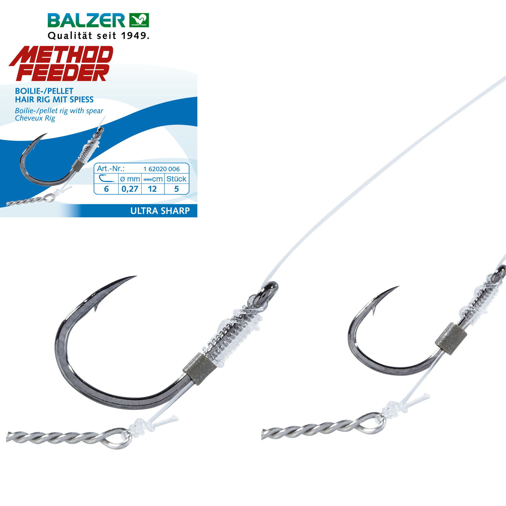 Balzer Feedermaster Hair Rig mit Speer 10 mm - Fischzeux.at Angelshop ...