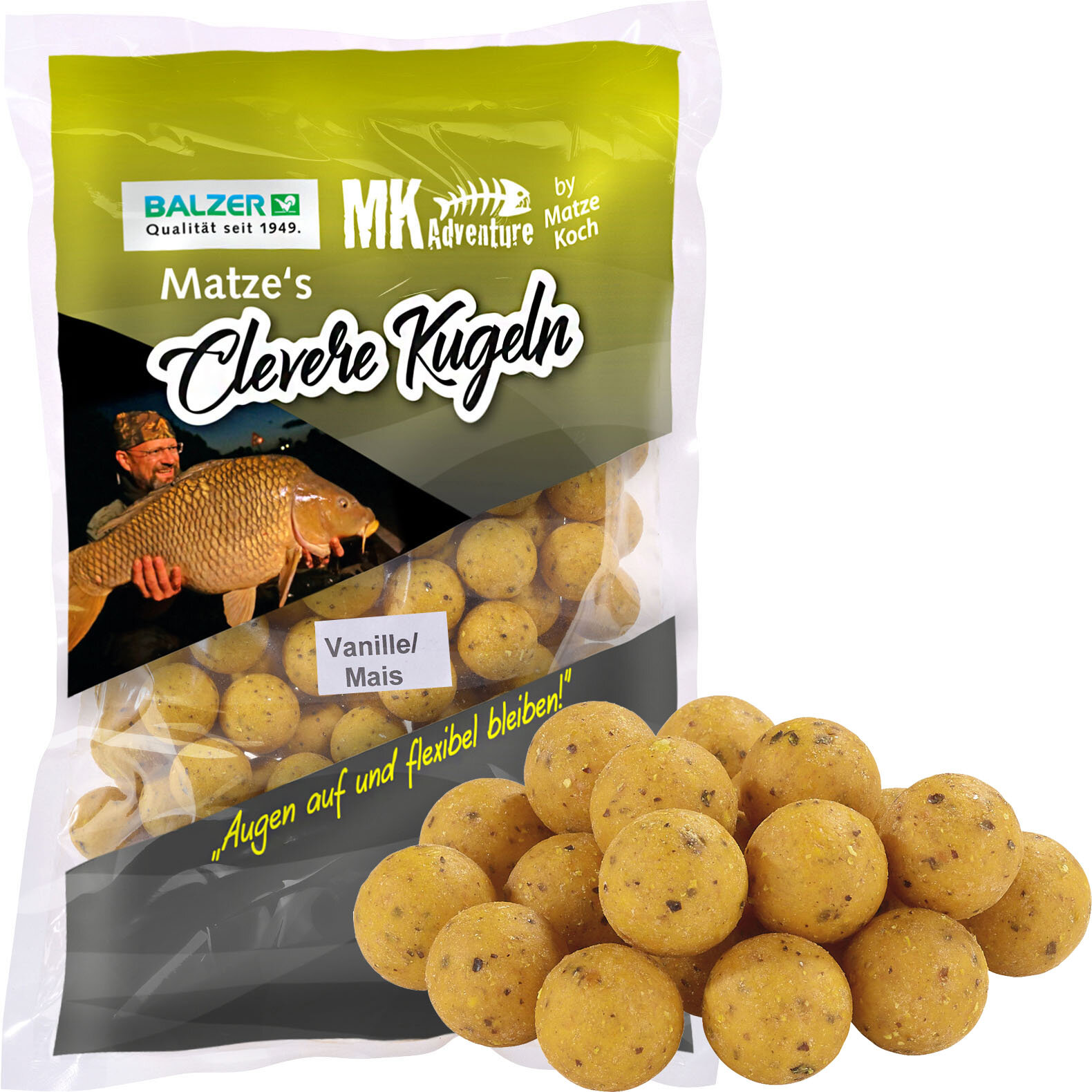 Balzer Matze Koch Boilies Matzes Clevere Kugeln - Vanille-Mais ...